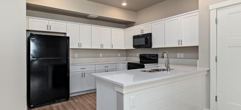 The Farmstead Apartments is a pet-friendly apartment community in